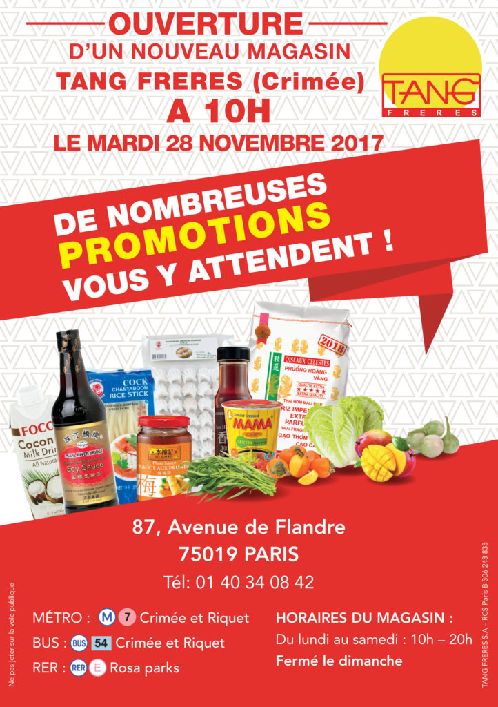 Ouverture du nouveau supermarché Tang Frères à Paris 19ème ! - 28 ...